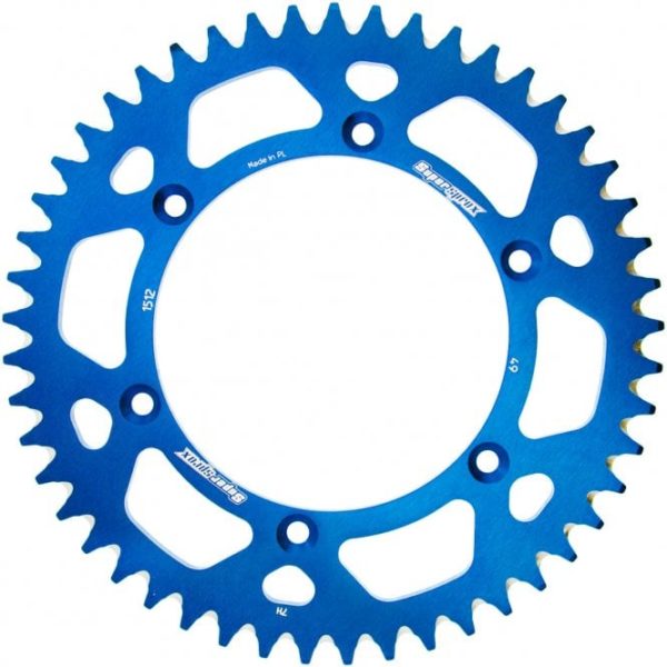 Supersprox Rear Sprocket Aluminium Blue - DRD Motorcycles
