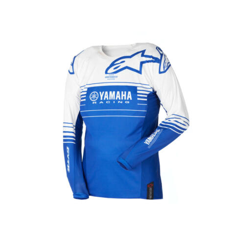 Alpinestars Blue & White MX Men's Riding Jersey - DRD Motorcycles